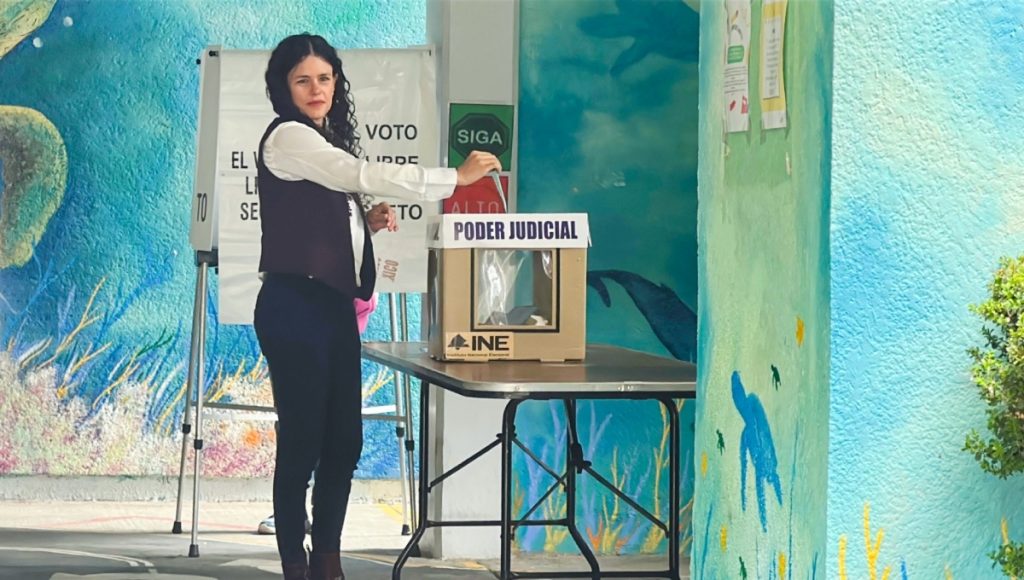 Luisa María Alcalde celebró fecha por elecciones judiciales